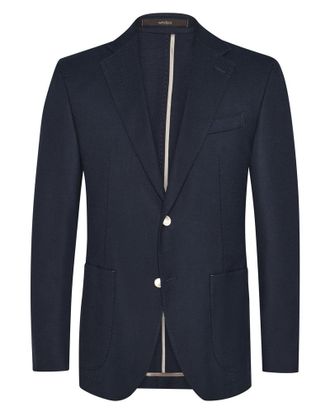 Windsor Ungef&uuml;tterte, einreihige Jacke aus Wollmischung, taillierte Passform in