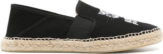 Kenzo espadrilles à motif Tiger - Noir