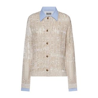 Silvian Heach Damen, Strickwaren, Gelb, MGr&ouml;&szlig;e