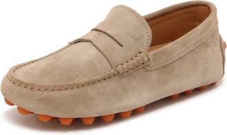 Tod's Mocassino Gommino Macro 52K - Homme - Chaussures - Beige - Taille: 39 1/2 EU