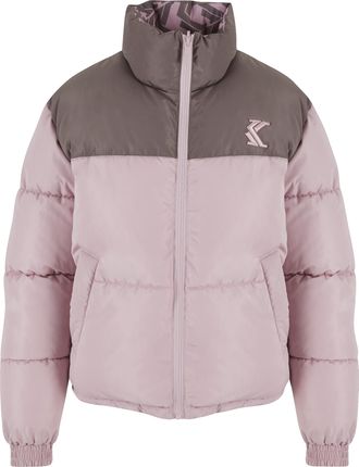 Karl Kani OG Reversible Puffer Jacket Rose/Taupe, XS