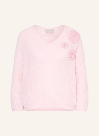 Hemisphere Hemisphere Pullover Mit Cashmere Und 3/4-Arm rosa