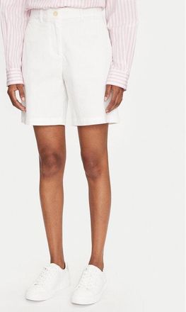 GANT Stoffshorts 4020119 Weiß Regular Fit