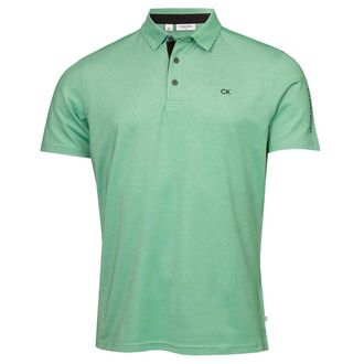 Calvin Klein Herren Planet Feuchtigkeit Wicking Superpolohemd - Gr&uuml;n - L