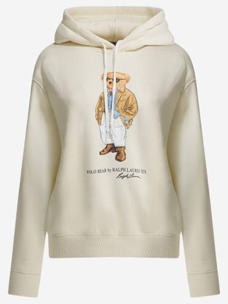 Polo Ralph Lauren Sweat-shirt en coton m&eacute;lang&eacute; avec logo