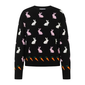 Love Moschino Round-Neck Strickwaren - - Knitwear - Damen - Schwarzk - M