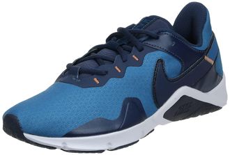 Nike Nike Herren Legend Essential 2 Walking-Schuh, Dk Marina Blue/Midnight Navy-O, 45 EU