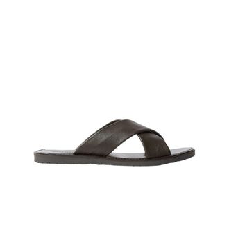 Scarosso Adriano Sliders - - Shoes - Herren - Braun - 40 EU