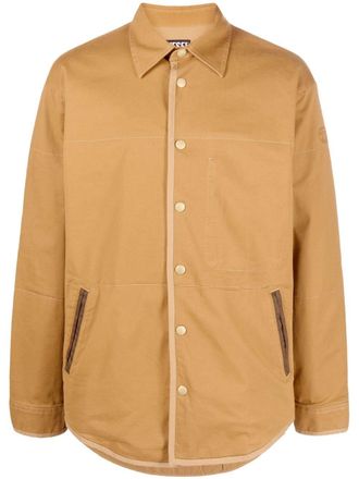 Diesel surchemise S-Doves en serg&eacute; - Tons neutres