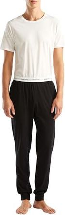 Benetton Pantalon 30964f00g Bas de Pyjama, Noir 100, L Homme