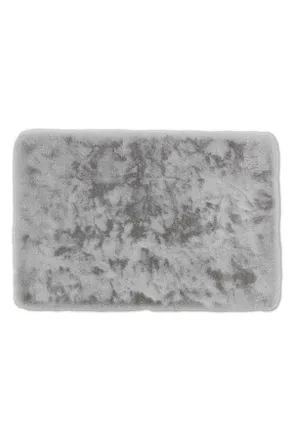 Sch&ouml;ner Wohnen Kollektion Badteppich Bali, Silber, Textil, rechteckig, 40x60 cm, f&uuml;r Fu&szlig;bodenheizung geeignet, rutschfest, Badtextilien, Badematten