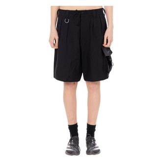 Yohji Yamamoto Damen, Shorts, Schwarzk, SGr&ouml;&szlig;e