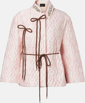 Simone Rocha Veste matelass&eacute;e &agrave; ornement