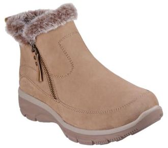 Skechers Bottines Easy Going Cool Zip pour femme, beige, 39 EU