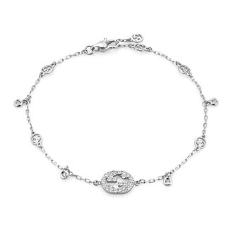 Gucci Armband aus 18kt Wei&szlig;gold und Diamanten - - Accessories - Damen - Grau - ONE SIZE