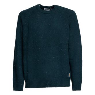 Carhartt Work in Progress Homme, Pulls, Bleu, Taille: L Maille ras du cou