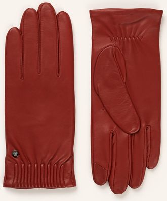 Roeckl Lederhandschuhe Arizona Mit Touchscreen-Funktion rot