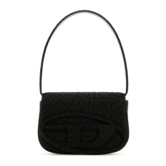 Diesel Stilvolle schwarze Leder-Umh&auml;ngetasche - - Bags - Damen - Schwarzk - ONE SIZE