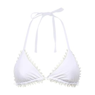 Jacquemus Picot Bikini Top - - Swimwear - Damen - Wei&szlig; - M