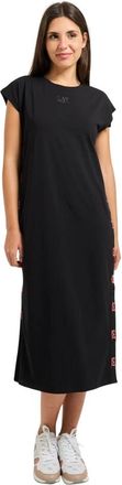 Emporio Armani Femme, Robes, Noir, Taille: 44 FR Robe &agrave; manches courtes