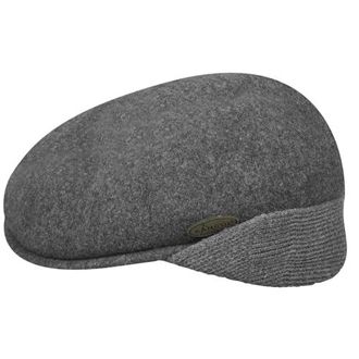 Kangol Wool 504 Earlap Casquette Souple, Gris (Dark Flannel), (Taille Fabricant: Medium) Mixte