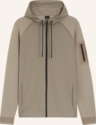 HUGO BOSS Casual Jacke Kn_Globe Hy Regular Fit gruen