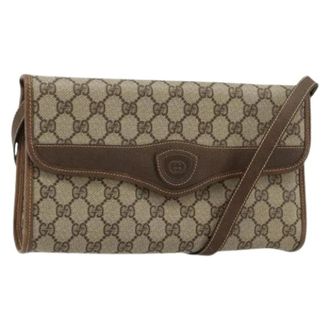Gucci Sac bandouli&egrave;re vintage doccasion - Femme - Pre-owned - Beige - Taille: ONE Size