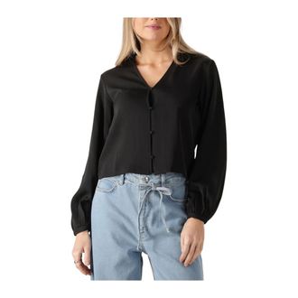 Moss Copenhagen Damen, Blusen & Hemden, Schwarzk, XLGr&ouml;&szlig;e