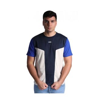 GCDS Gcds, Homme, Tops, Bleu, Taille: S T-Chemises