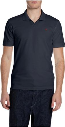 Replay Homme, Tops, Bleu, Taille: M Polo en Piqu&eacute; Stretch