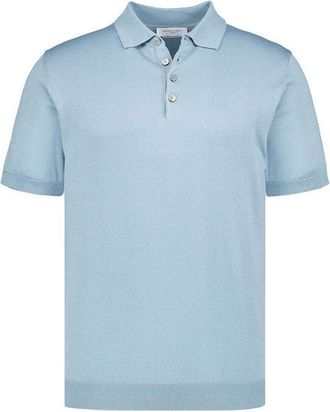 Daniele Fiesoli Herren Polo-Shirt blau
