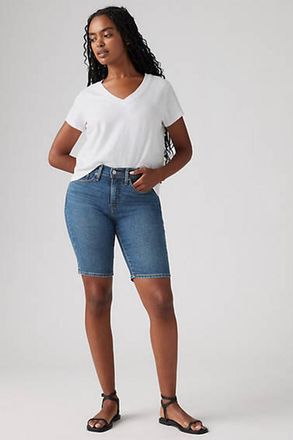 Levi's Formende Bermudashorts - Damen - Blau / Blau