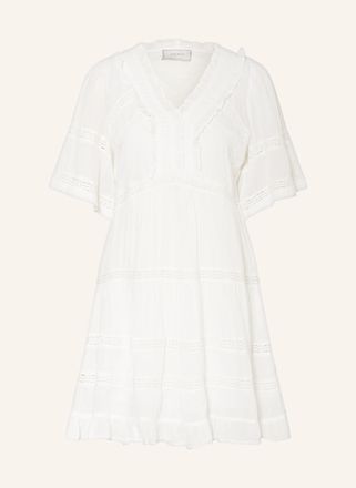 Neo Noir Neo Noir Kleid Milene Mit Spitze Und R&uuml;schen weiss