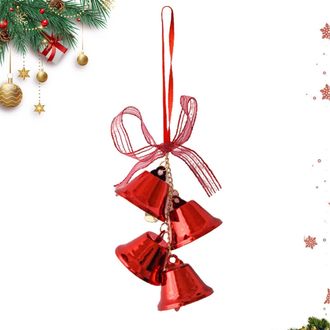 Generic Weihnachtsglocken Zur Dekoration - Metall Weihnachtsdekoration | L&auml;ndliche Weihnachtsglocke mit | f&uuml;r Bauernhof Home Indoor Outdoor Hochzeit Party