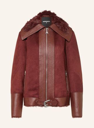 Patrizia Pepe Patrizia Pepe Jacke Mit Kunstfell braun