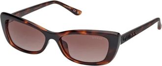 Guess Femme, Accessoires, Brun, Taille: 55 MM Lunettes de soleil