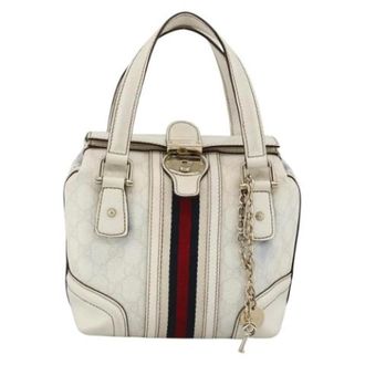 Gucci Sac &agrave; main vintage Pre-owned - Femme - Pre-owned - Blanc - Taille: ONE Size