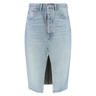 Re/Done Denimrock - - Skirts - Damen - Blau - W28