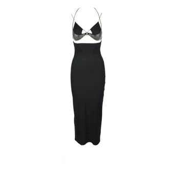 Amazu&igrave;n Elegantes Damenkleid - - Dresses - Damen - Schwarzk - ONE SIZE
