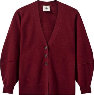 The Garment Femme, Pulls, Rouge, Taille: 34 FR Cardigan en cachemire bordeaux