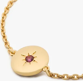 Kate Spade New York Kate Spade The Color Spark Collection Pink Peace Medaillon-Armband f&uuml;r Frauen in Rosa/Gold