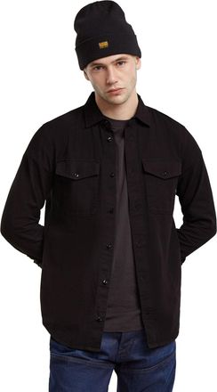 G-Star RAW Herren Marine Slim Hemd, Schwarz (dk Black gd D24963-D454-B564), XXL