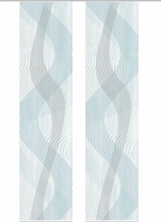 Vision S 055397 2er-Set Schiebegardinen VALESI, blau, 260 * 60