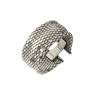 Isabel Marant Bracelet large Gaia en maille &eacute;caille