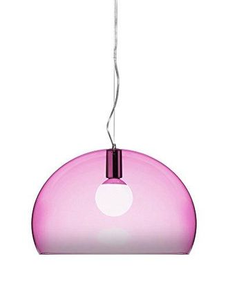 Kartell FL/Y, Suspension Lamp, Pink