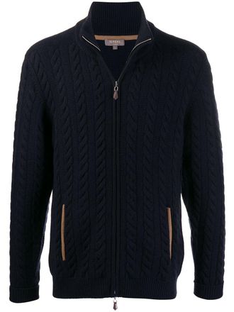 N.Peal pull en maille texturée - Bleu