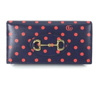 Gucci Portefeuille en cuir doccasion - Femme - Pre-owned - Bleu - Taille: ONE Size