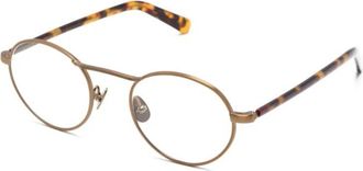 Moscot Kanaka OPT Antique Gold Tortoise Optical Frame - - Accessories - unisex - Gelb - 46 MM