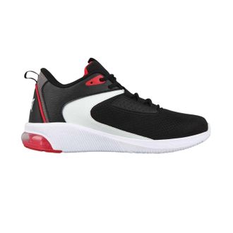 Everlast Swish Sneaker f&uuml;r Herren, Leicht (Schwarz/Wei&szlig;/Rot)