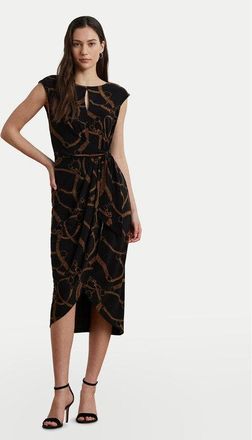 Lauren Ralph Lauren Coctailkleid 200973612001 Schwarz Slim Fit